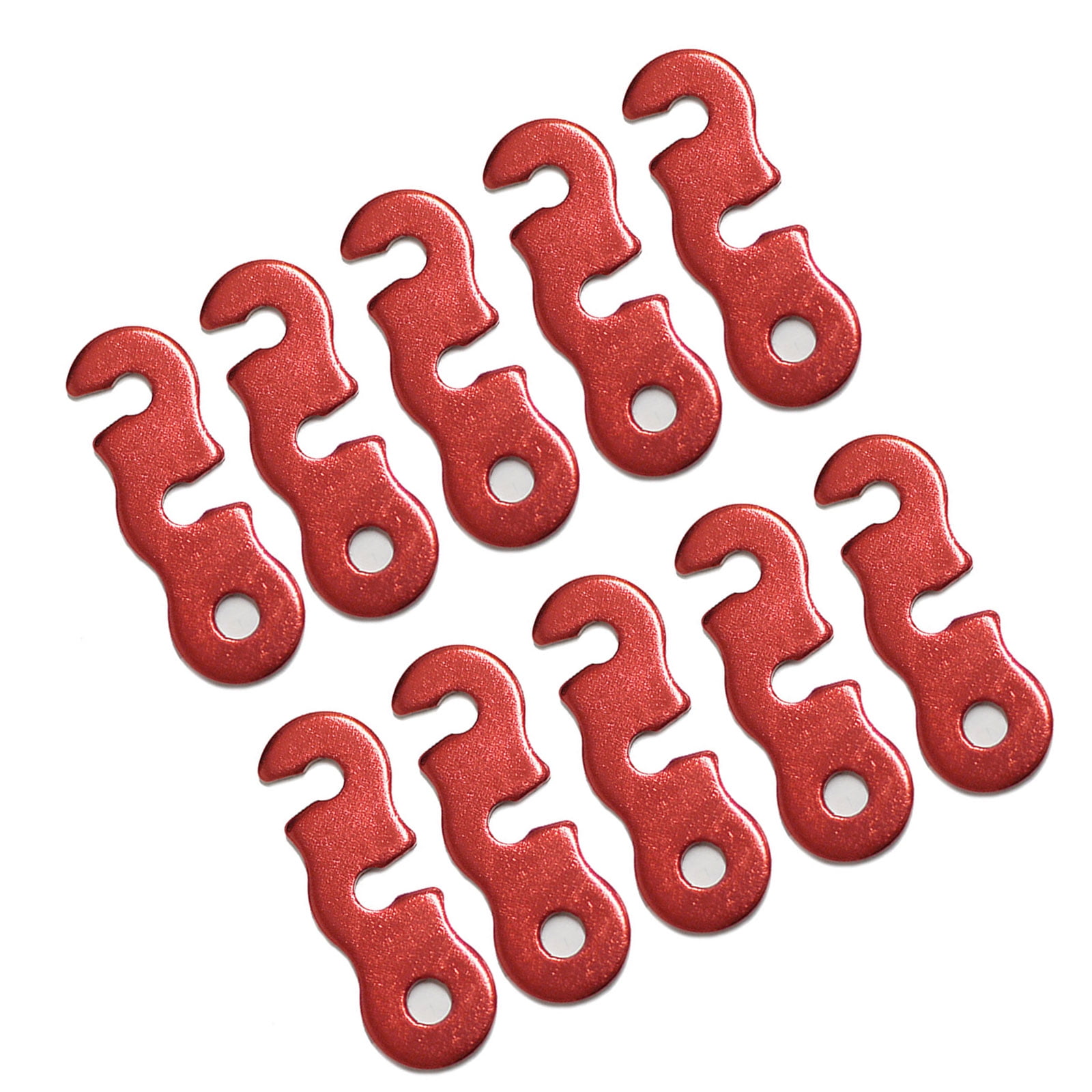 10 Pcs Aluminum Alloy Tent Rope Buckle Tent Fastener Tensioner Guyline ...