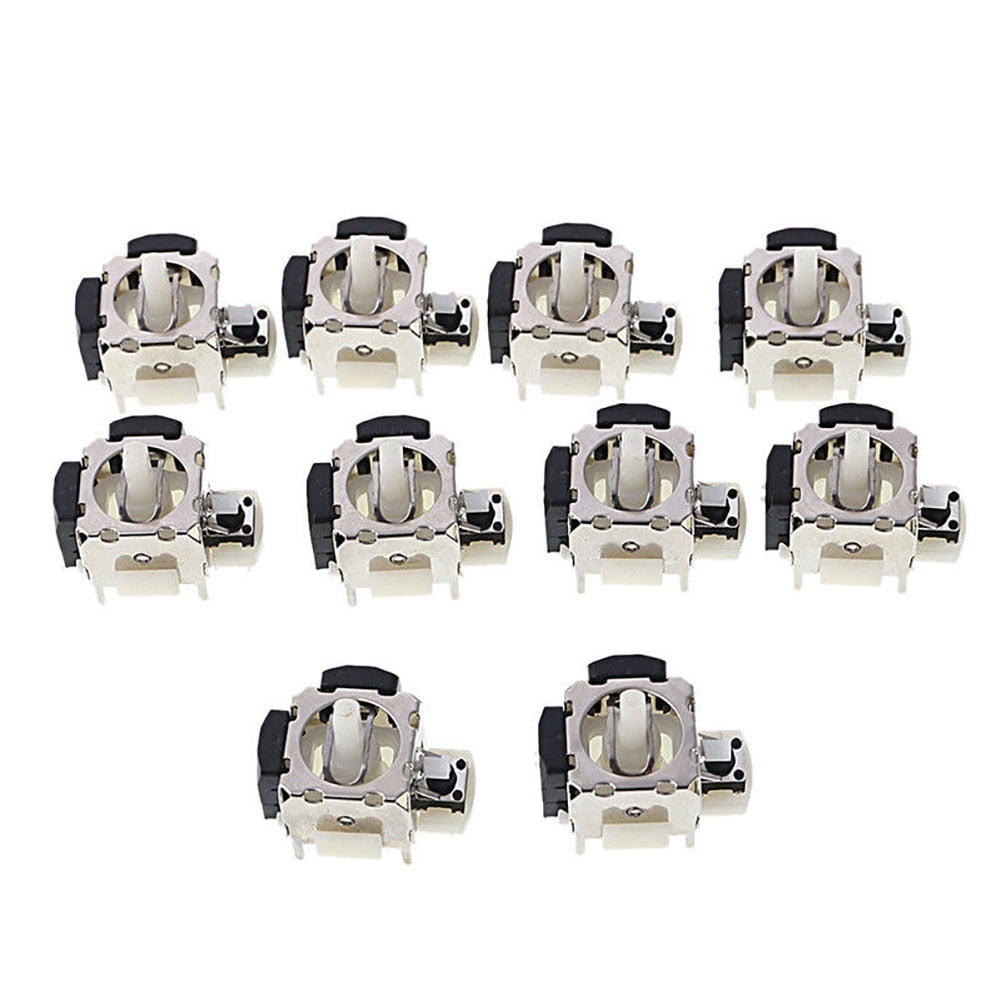 10 Pcs Analog Stick Joystick Replacement Parts for PS4 360 One ...