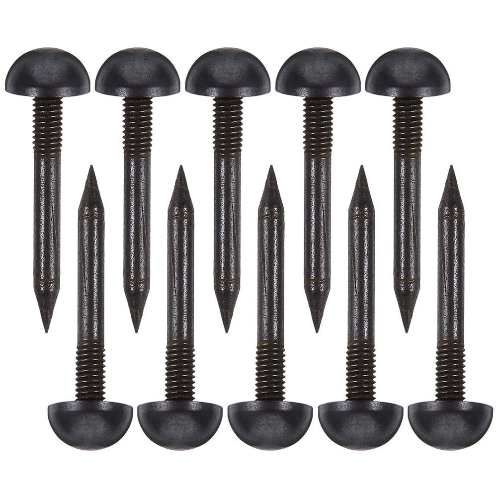 10 Pcs Antique Brass Door Nails Nail Decor Decorative Nails Upholstery ...