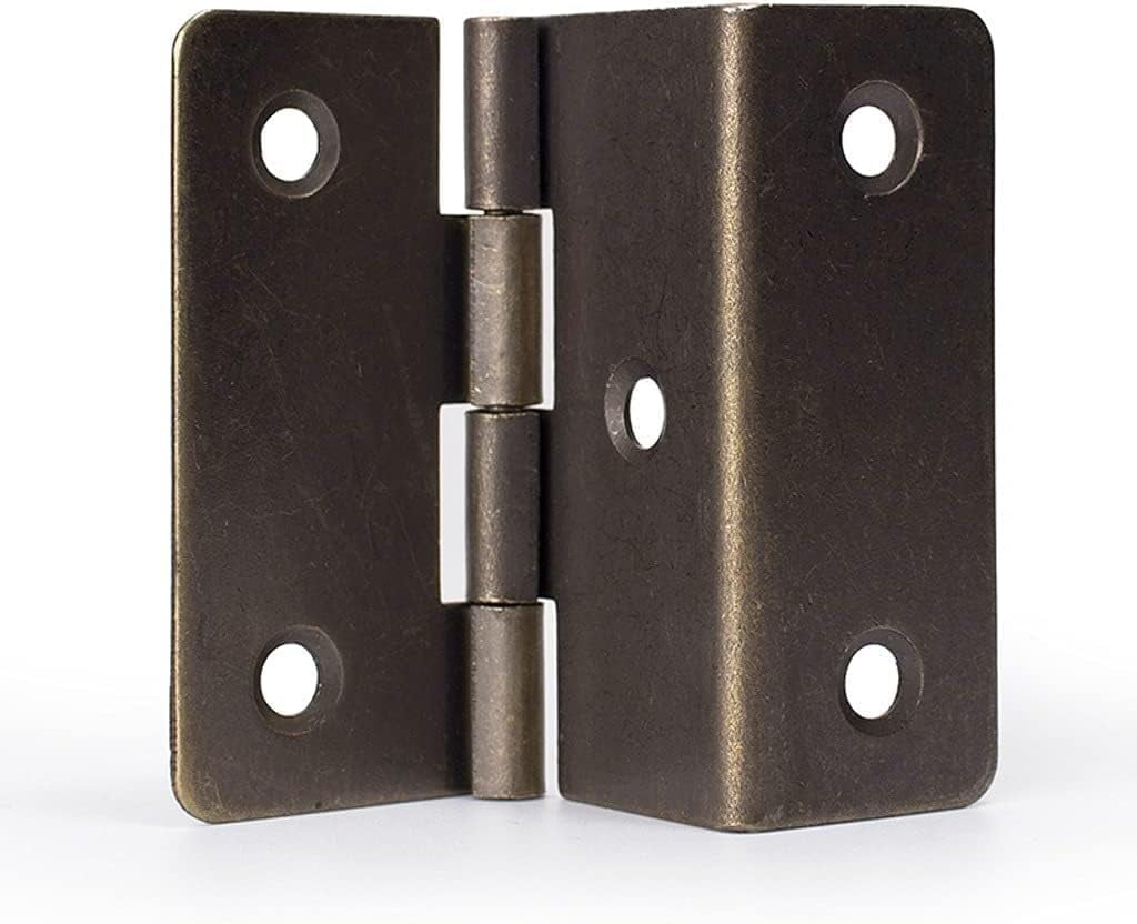 10 Pcs Antique Bronze Color Iron 2" Hinge for Furniture Door 270 Degree ...