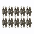 10 Pcs Antique Bronze Iron Jewelry Box Padlock Hasps Latch Clasp Lock ...