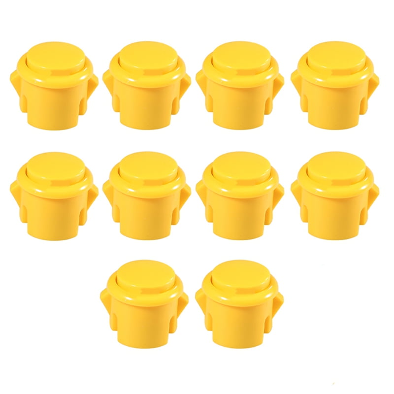 10 Pcs Arcade Buttons 30Mm Responsive Arcade Buttons for Gaming ...