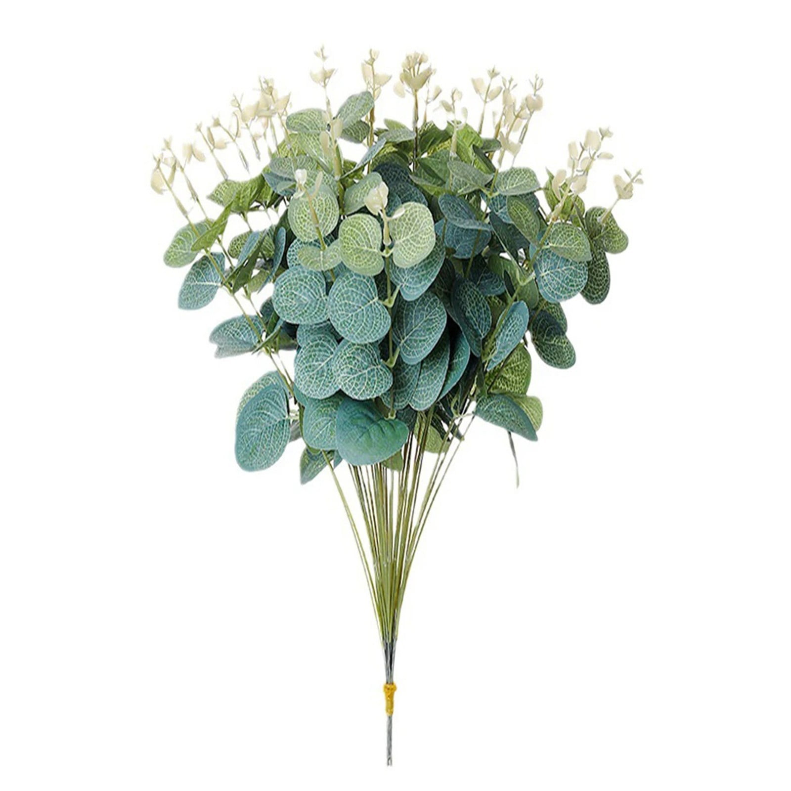 10 Pcs Artificial Greenery Stems Silk Green Leaves Garland Decoration for Centerpieces Wedding ...