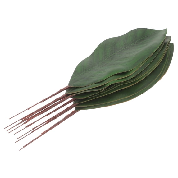 10 Pcs Artificial Leave Fake Leaves Leaf Arrangements Decorations Green ...