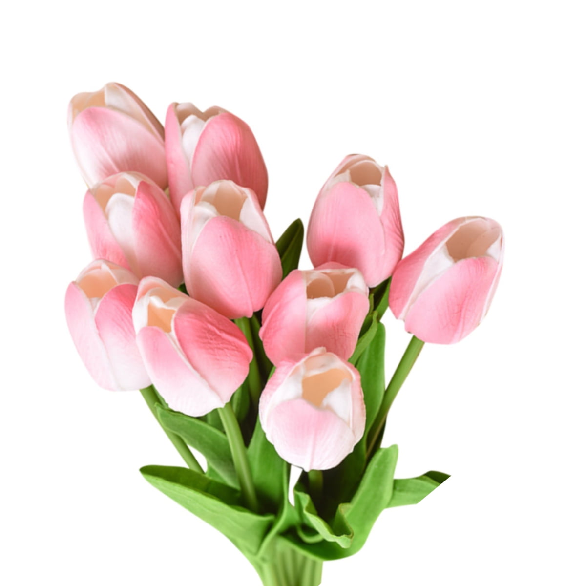 10 Pcs Artificial Tulip Flowers Real Touch Tulips Fake PU Tulip Flowers ...