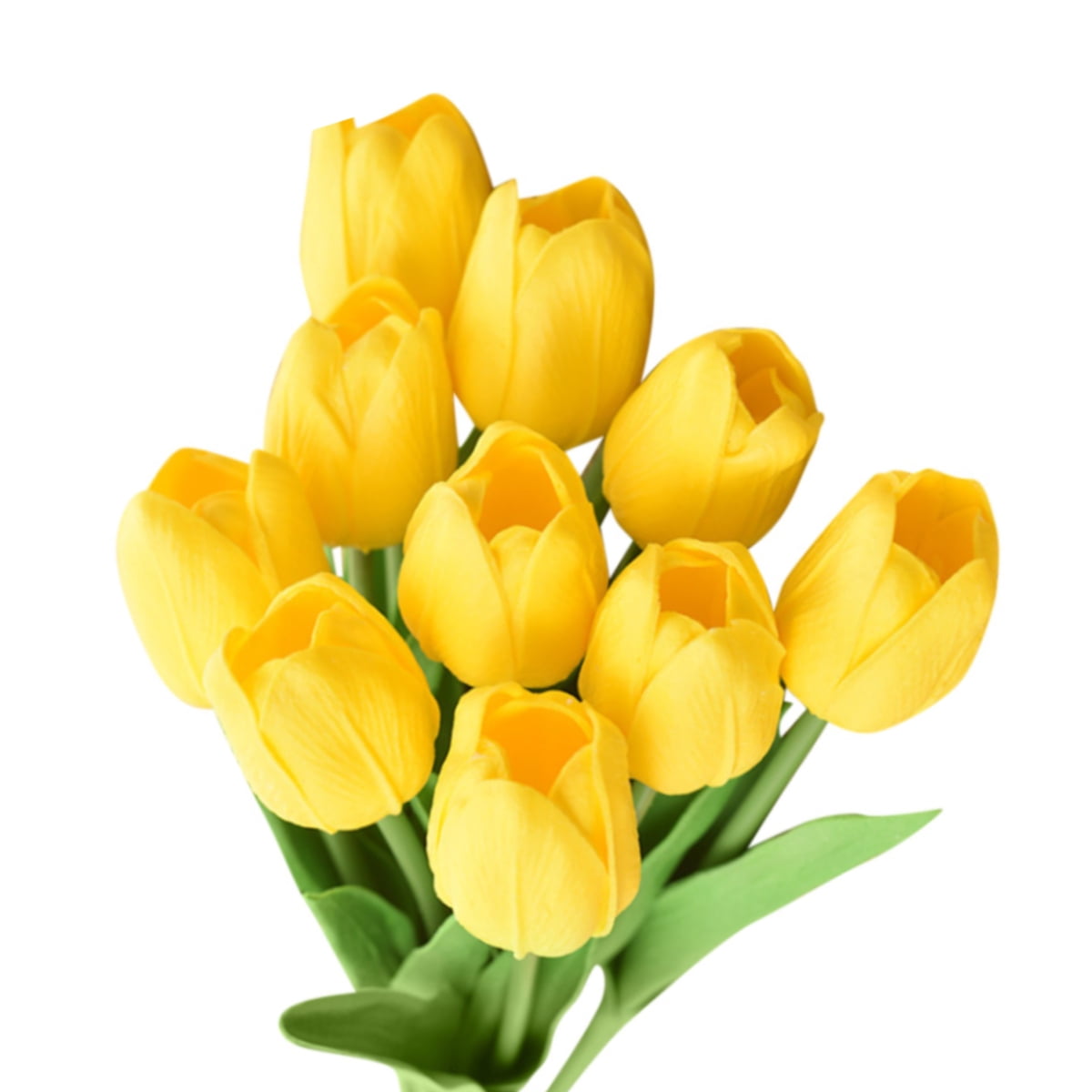 10 Pcs Artificial Tulip Flowers Real Touch Tulips Fake PU Tulip Flowers ...