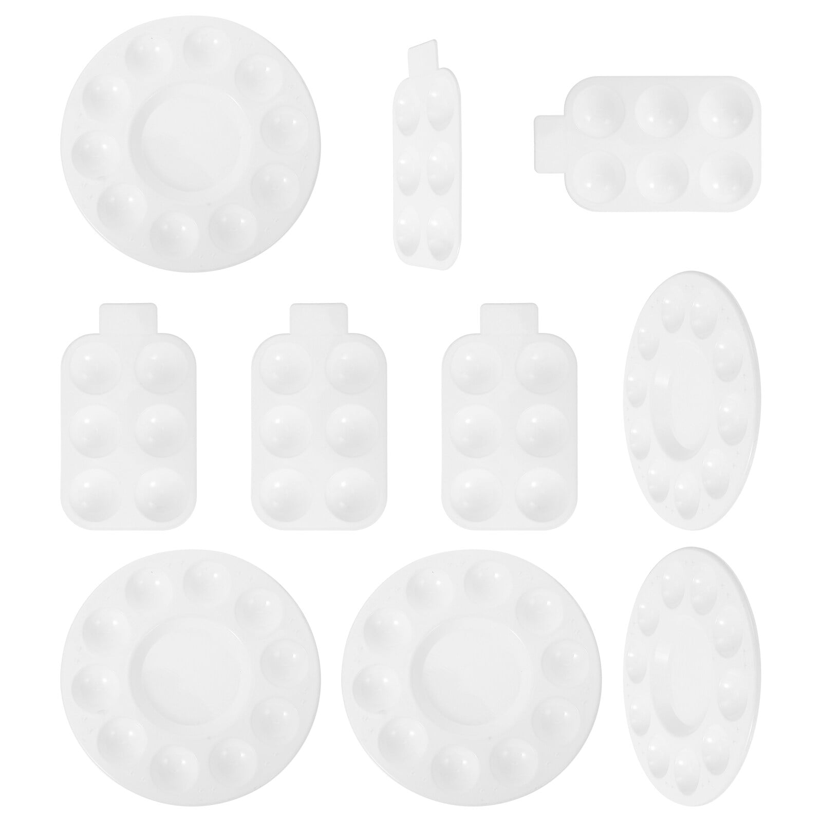 10 Pcs Artist Paint Dish Palette Painting Watercolor Tray Child ...