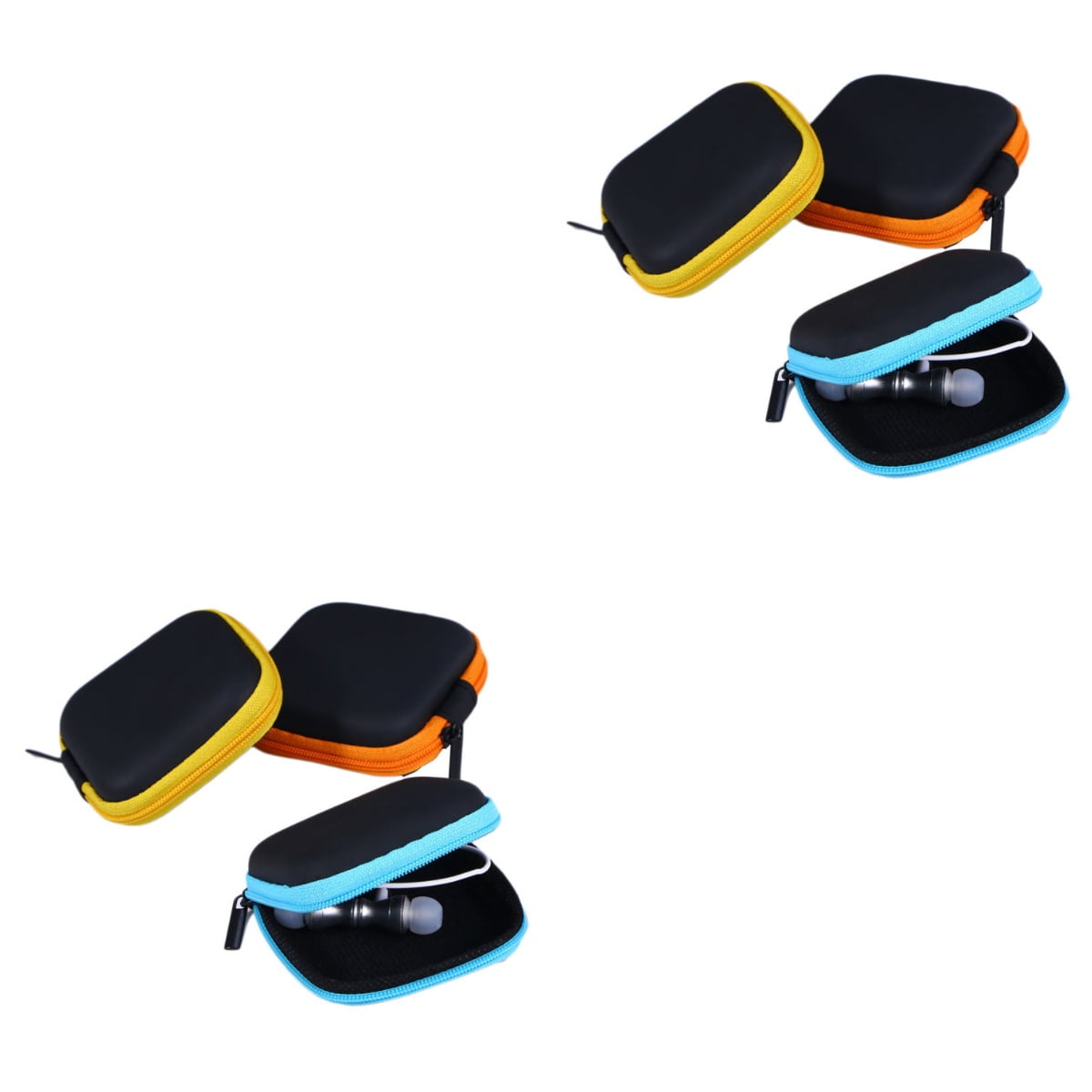 WRISTBIQUE Pcs Portable Headphone Storage Box Eva Case For Earbuds ...