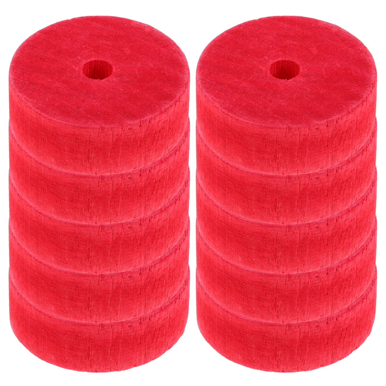 10 Pcs Auto Wheels Toy Car Wheels Log Wheel 2.80X2.80X1.00CM Red ...