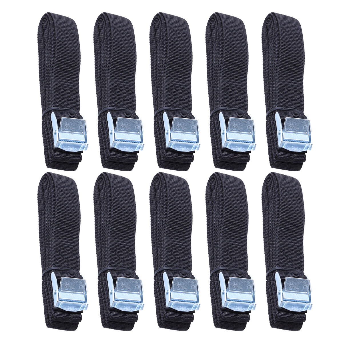 NIAIZEK Set of 10 Heavy Duty Truck Ratchet Tie Down Straps with Quick ...