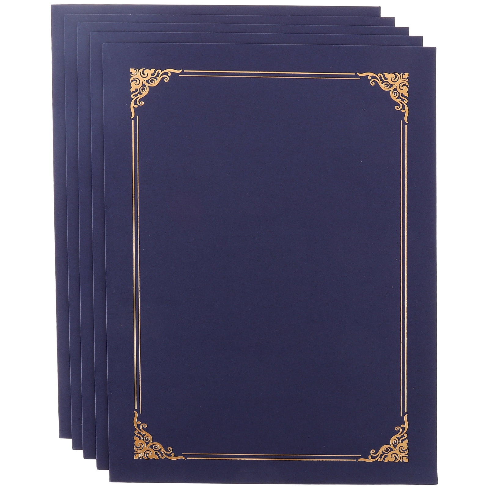 10 Pcs Award Cover Certificate Envelope Folders Awards Photo Blue ...