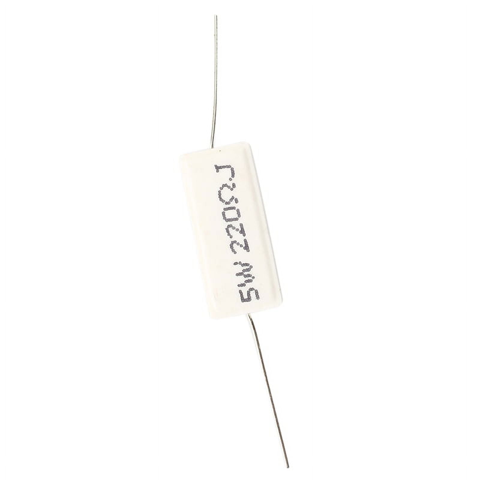 10 Pcs Axial Lead Ceramic Cement Power Resistor 220 Ohm 5W - Walmart.com