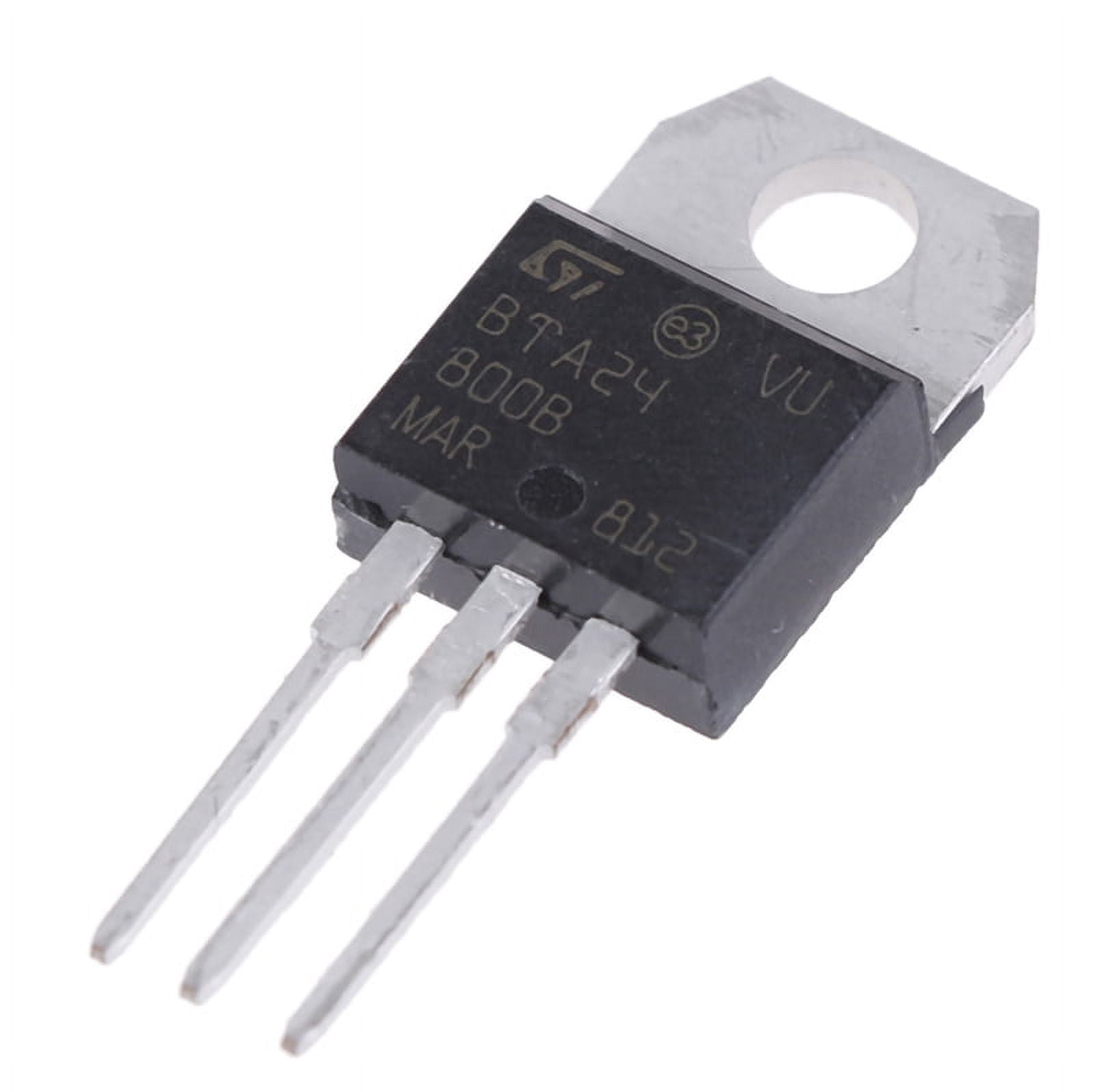 10 Pcs BTA24-800B BTA24 TRIAC 24A/800V TO-220 - Walmart.com