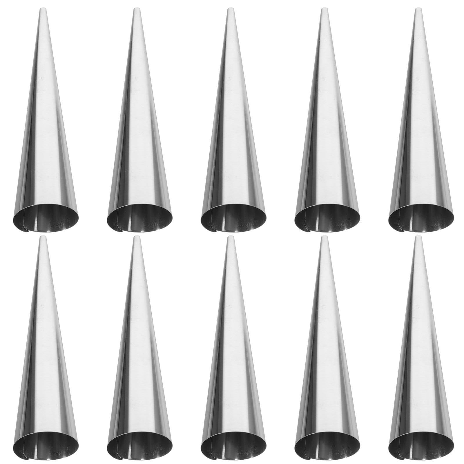 10 Pcs Baking Mold Croissant Metal Tubes Molds for Baking Croissant ...