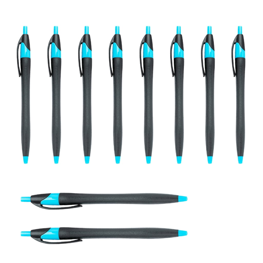 10 Pcs Ballpoint Pen 1.0mm Black Inks Stationery Pen Pen Smooth Writing ...