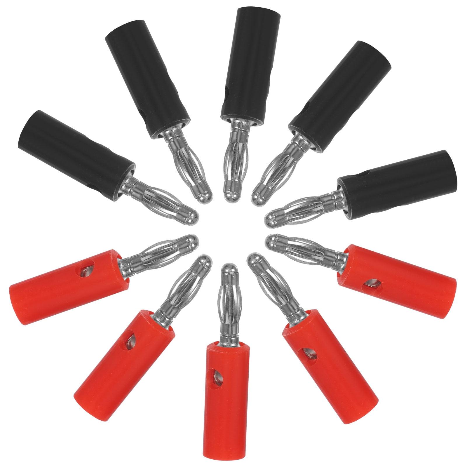 10 Pcs Banana Plugs Tools Connector Replacement Audio Terminal Copper ...