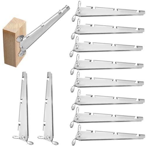 10 Pcs Barbed Wire Arm Extender for Wooden Fence Post, Flat or Surface ...