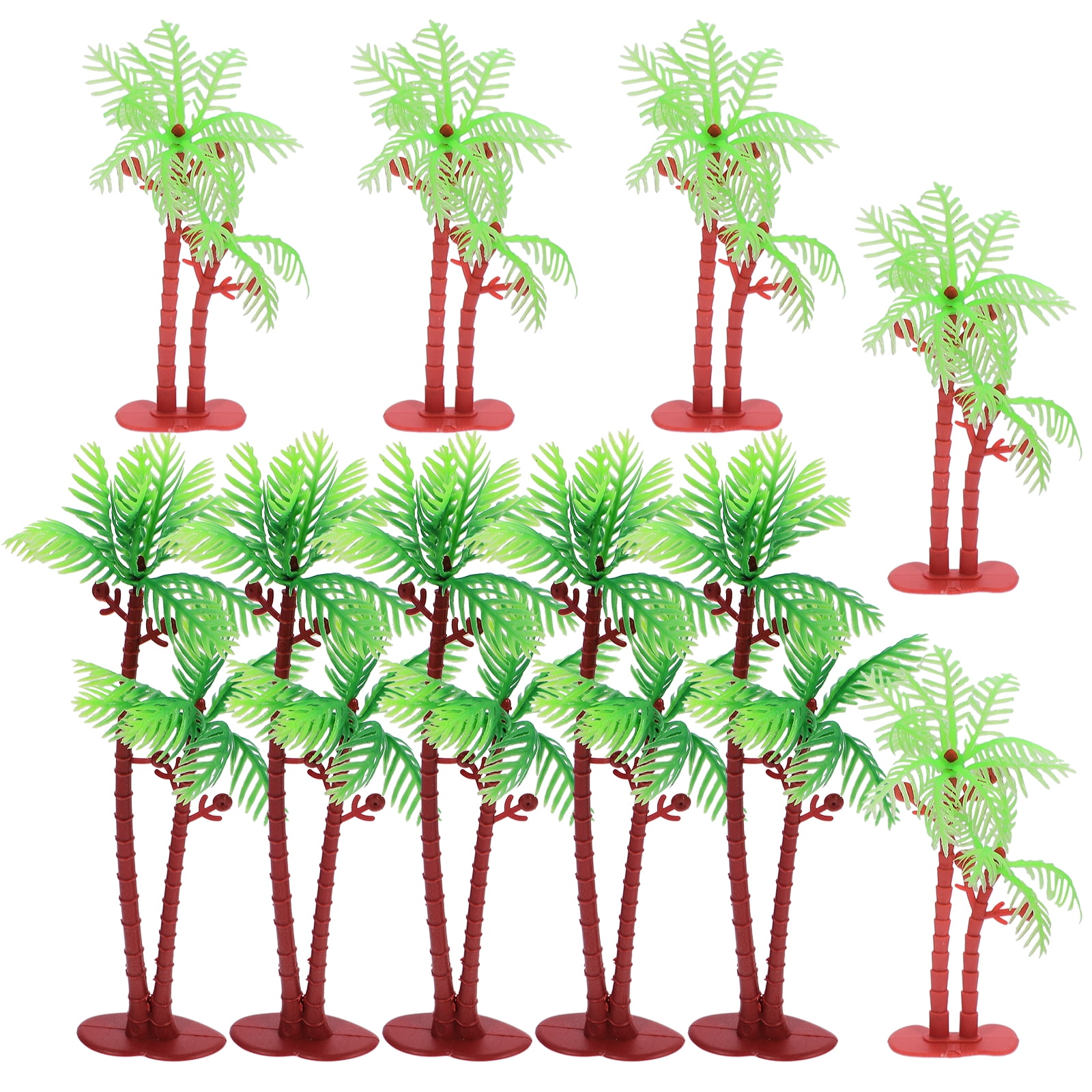 HOMEMAXS 10pcs Miniature Palm Tree Model for Sand Table Decoration and ...