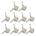 10 Pcs Bead Stop Stainless Steel Tension Spring Bead Wire Ends Jewelry ...