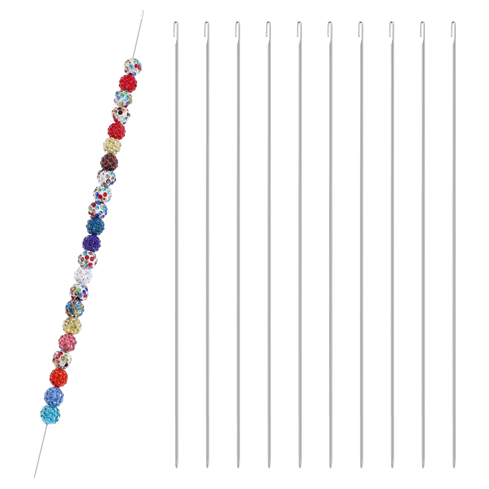 10 Pcs Bead Threader Pin Beading Needle Beaded Bowls Trustworthy Tool ...