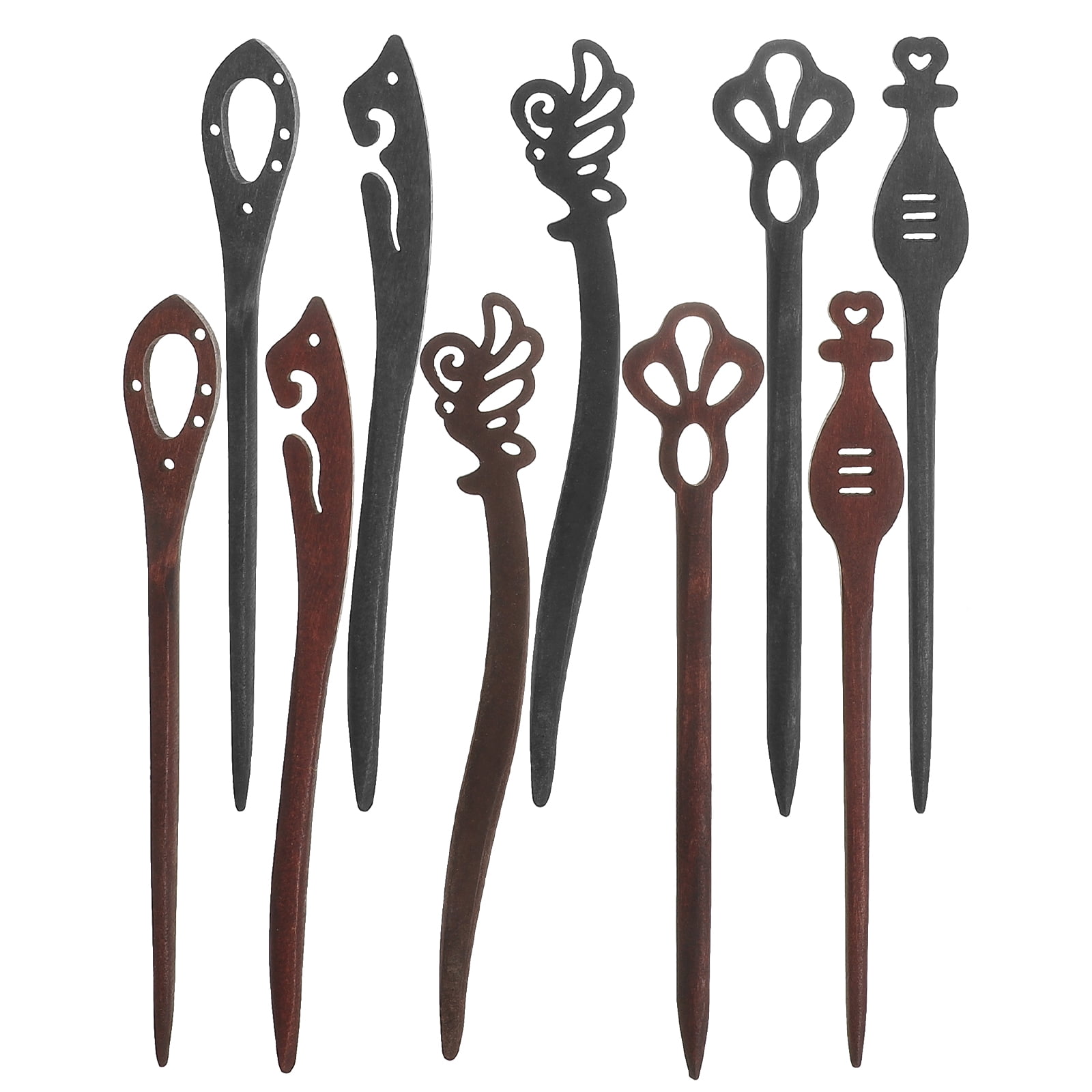 10 Pcs Beads for Hair Hairpin Hair Bun Vintage Hair Stick Miss 17x2cm ...