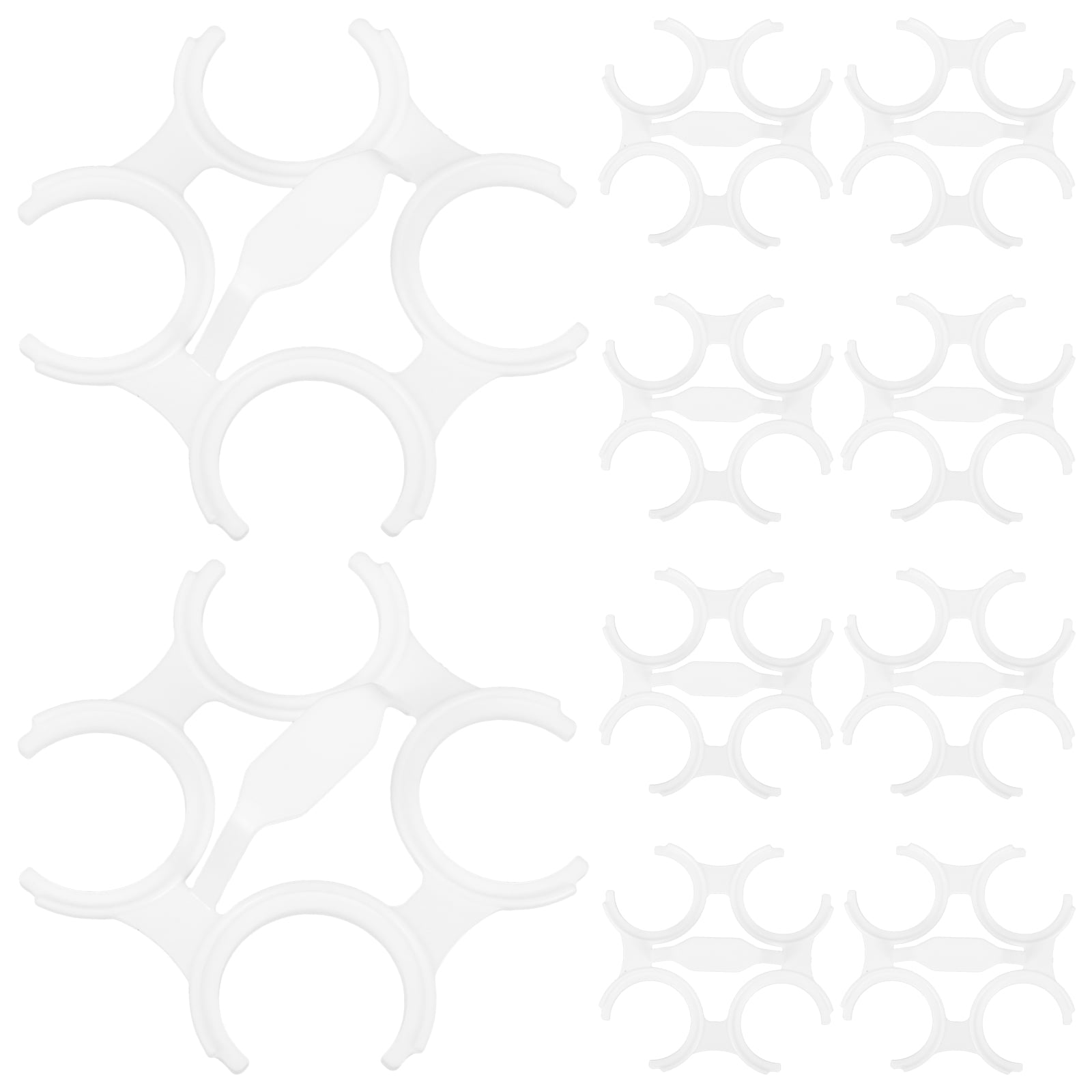 Raindrops White Beverage Bottle Grip Handle for Decor Ergonomic Design ...