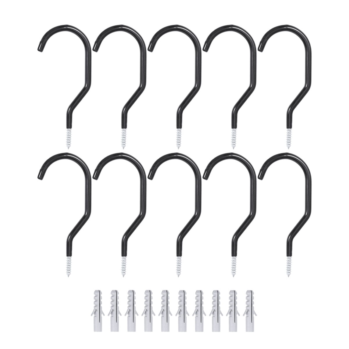 10 Pcs Bike Hook Heavy Duty Bike Hanger Bike Storage Hooks with 10 Pcs ...