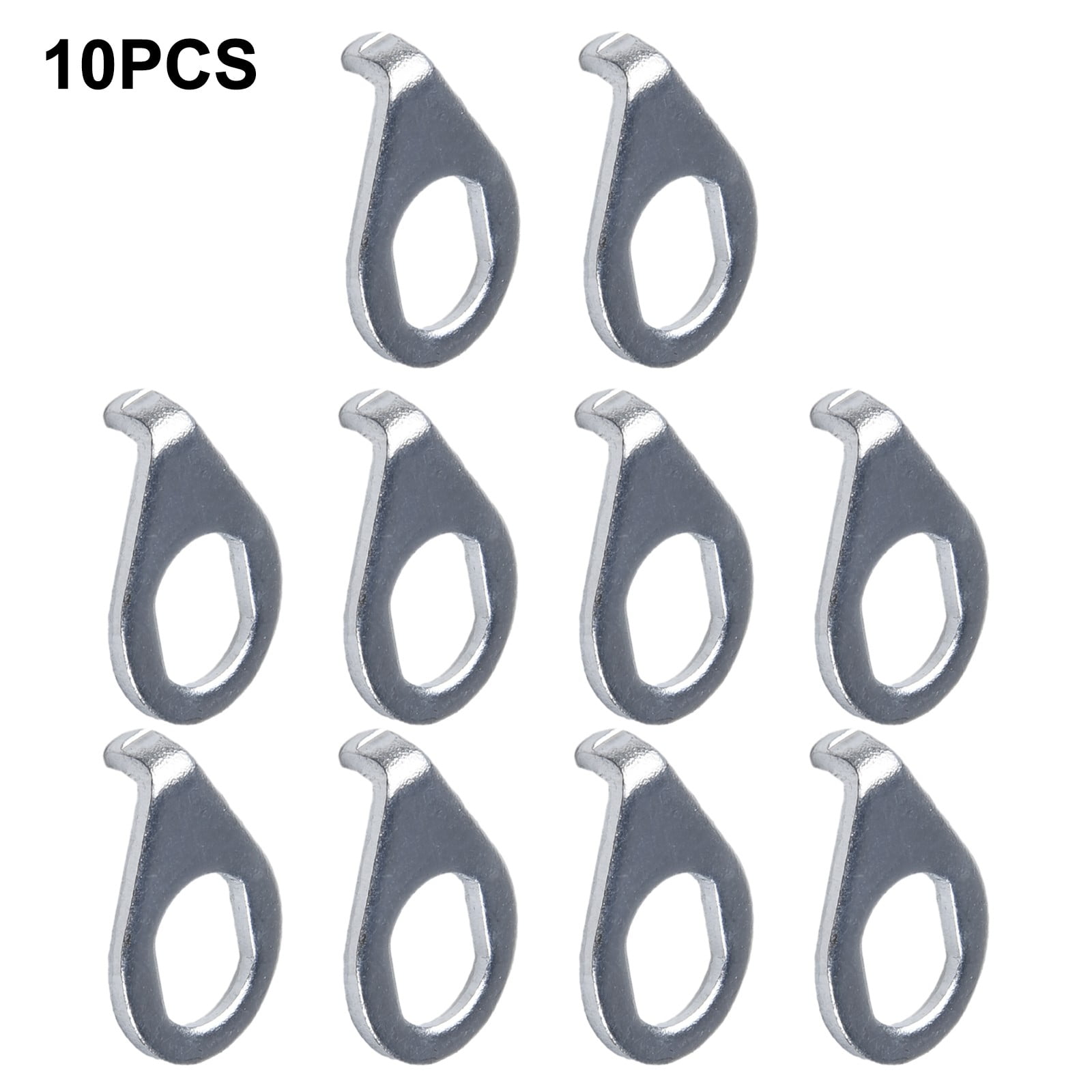 10 Pcs Bike Nut Hub Bikes Wheel Washers Kit Fixed Safety Flange Cycling ...