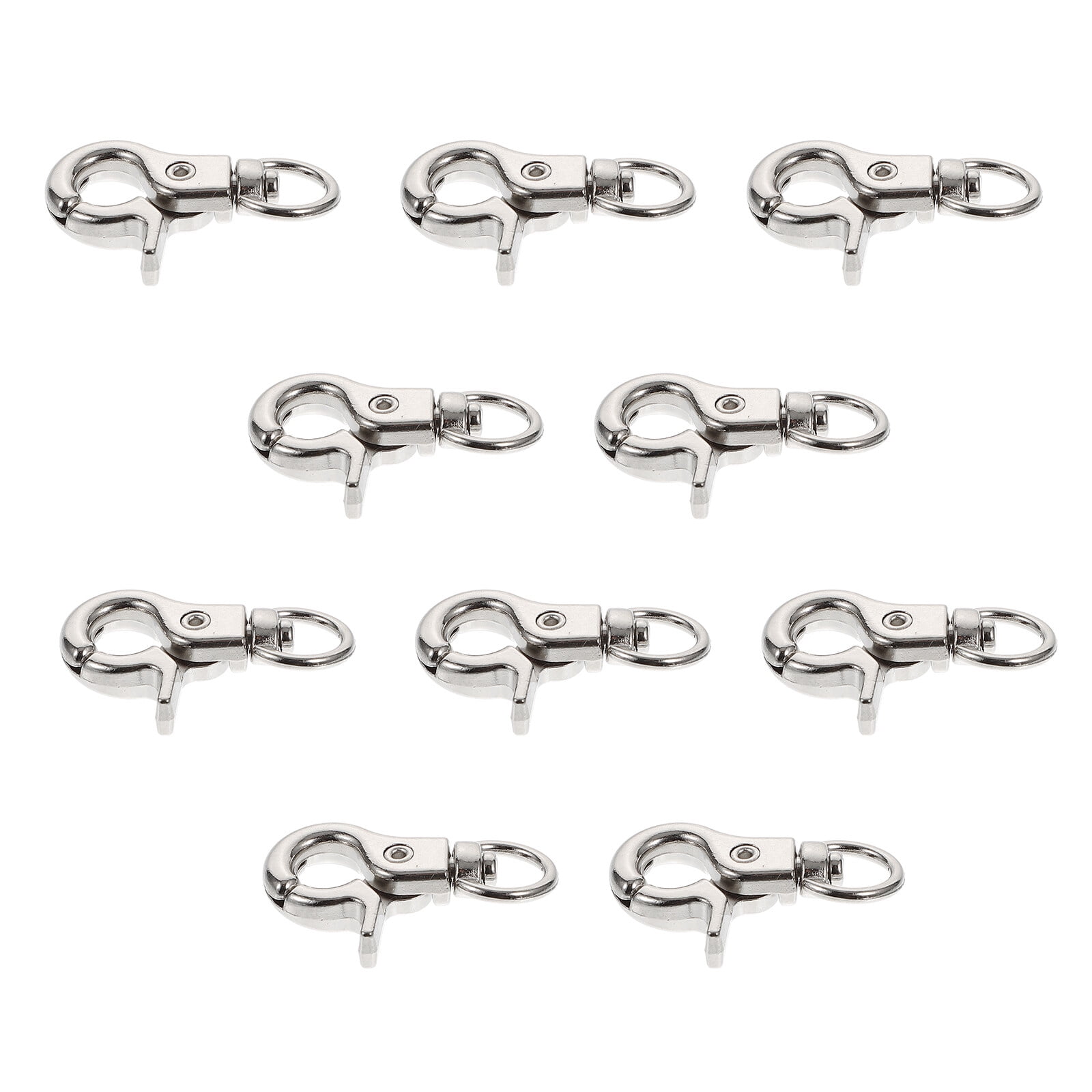 10 Pcs Birdcage Lock Key Fob Metal Bird Cage Buckles Bird Cage Hooks ...