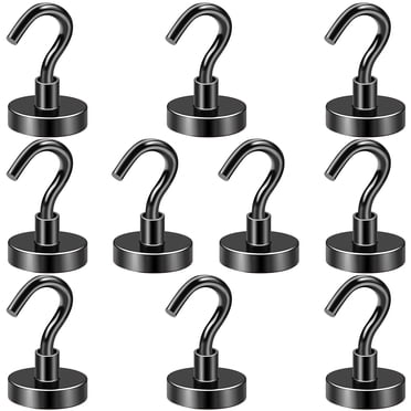 Super Strong 28lb+ Heavy Duty Magnetic Hooks for Kitchen & Refrigerator ...
