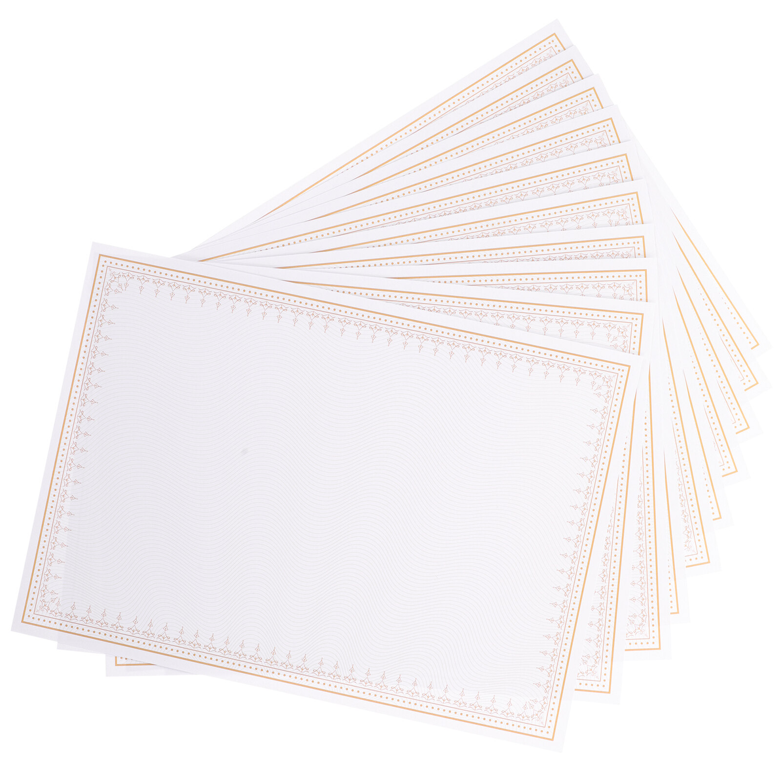10 Pcs Blank Diploma Paper Graduation A4 Certificate Notes Monitor ...