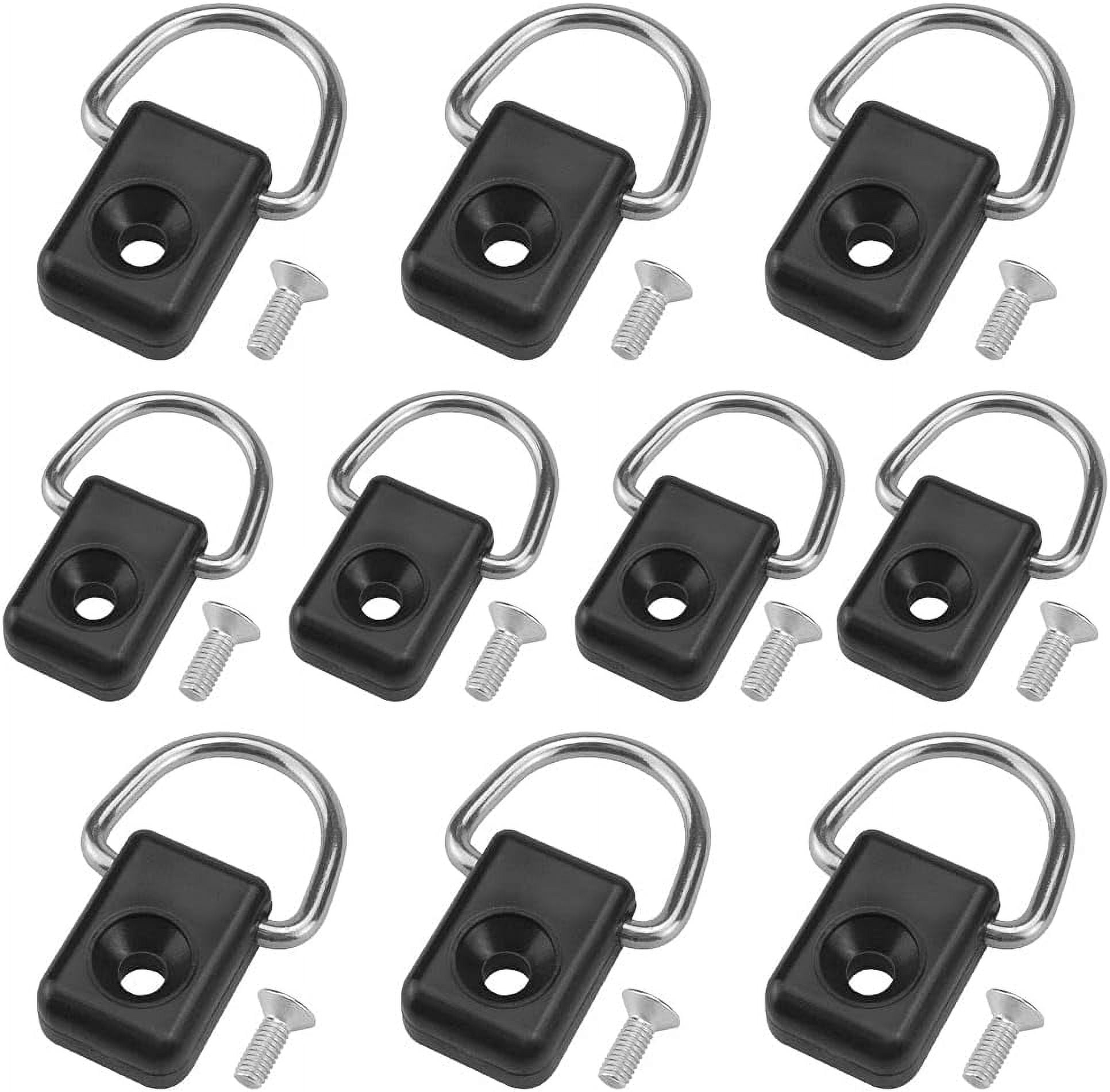 10 Pcs Boat Accessory Rings Stainless Steel Tie Down Hooks D-Rings Anti ...