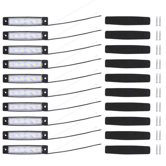 10 Pcs Boat Side Lights Truck Side Light Turn Signal Light Ship Side ...