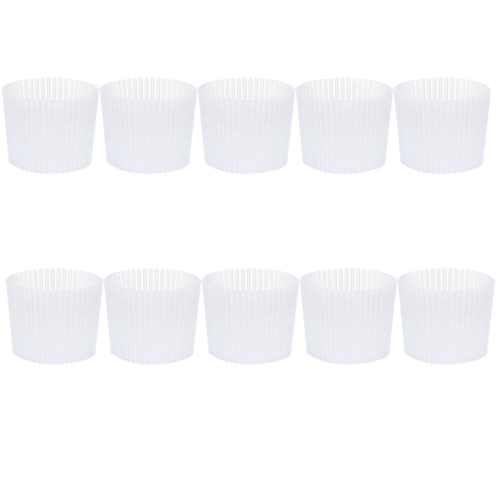 10 Pcs Bottle Protective Sleeve Silicone Cup Sets Anti-scald Espresso ...