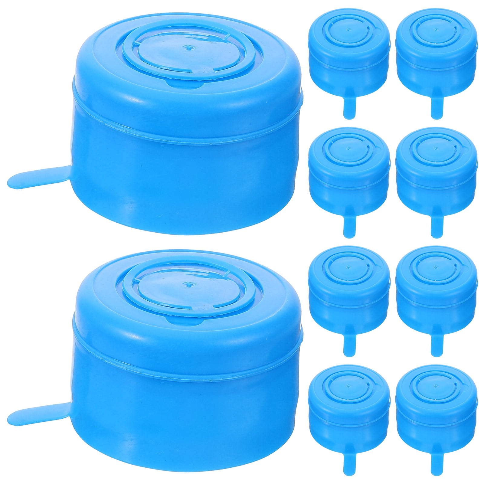 10 Pcs Bottled Water Lid Jug Caps Kettle Cover Anti-spill Plastic ...