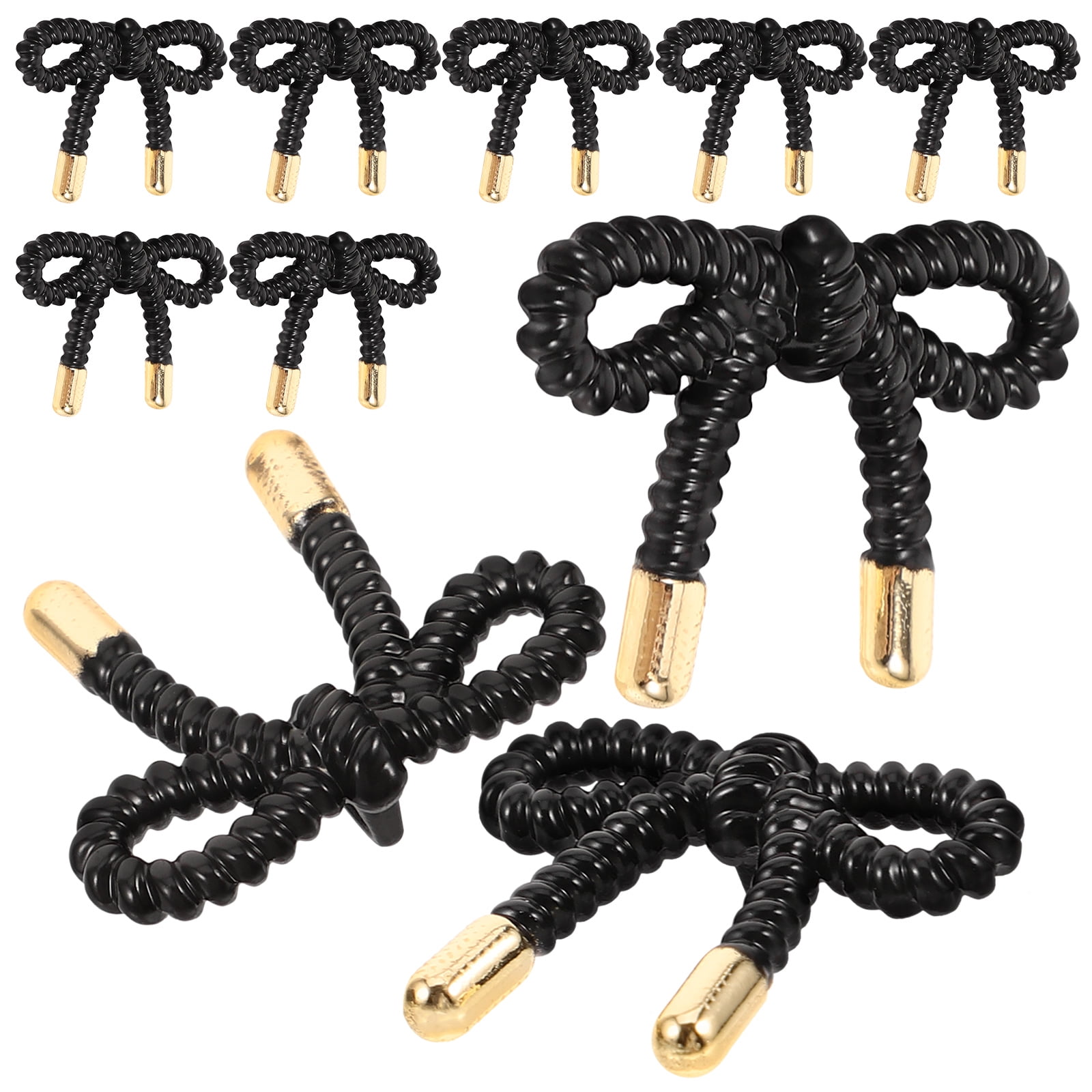 10 Pcs Bow Button Decor DIY Clothes Supply Cloak Clasp Fasteners ...