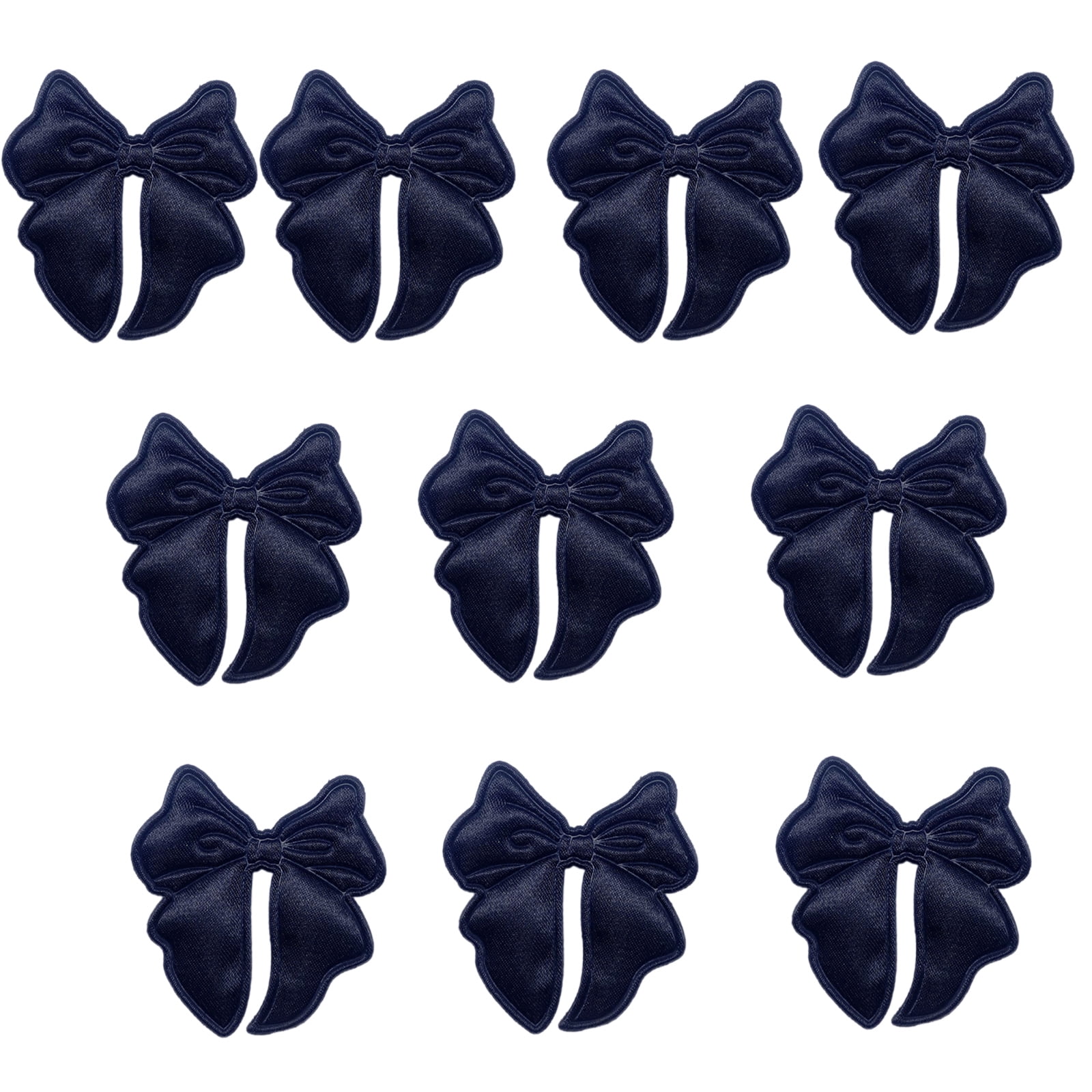 10 Pcs Bows Patches Patches Double Side Bows Decorative Patches Bows ...