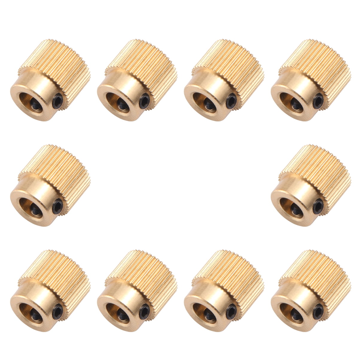 10 Pcs Brass Drive Gear 40 Tooth Extrusion Gear Professional Extrusion ...