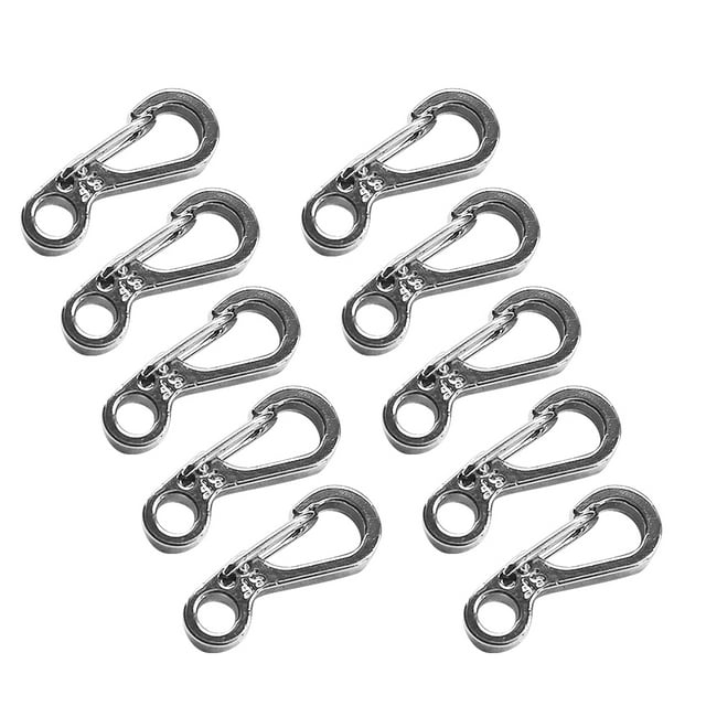10 Pcs Bungee Cords with Hooks Backpack Keychain Lock 2.5*2*0.5cm ...