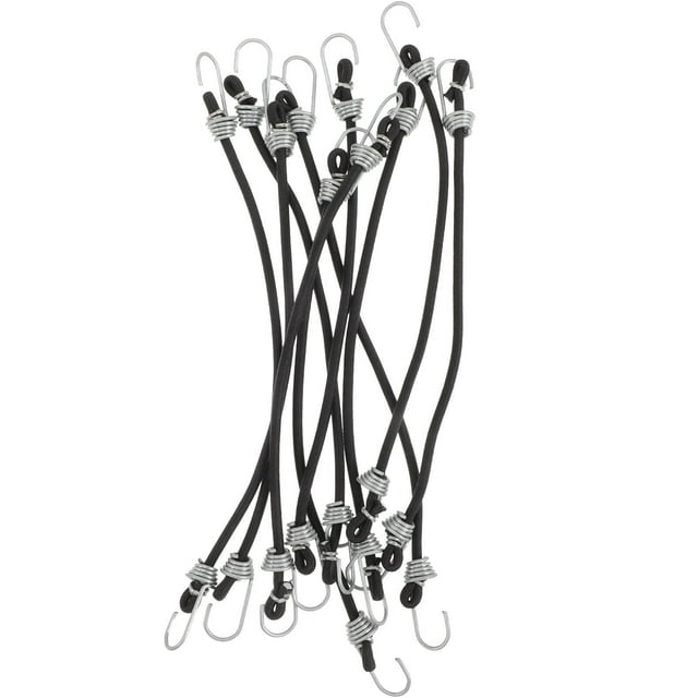 10 Pcs Bungee Elastic Bandage Luggage Tie down Straps Camping Cords ...