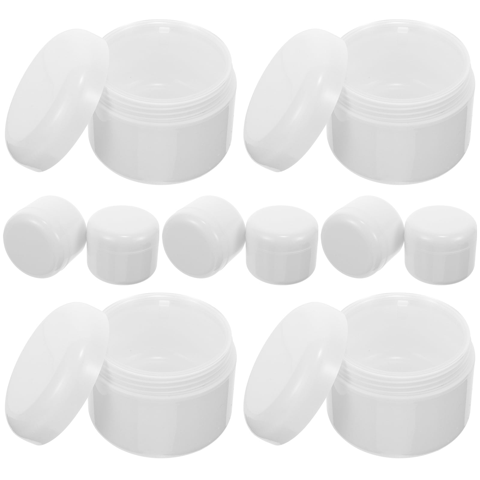 10 Pcs Buttercream Refillable Cream Boxes Facial Cream Bottles Empty ...