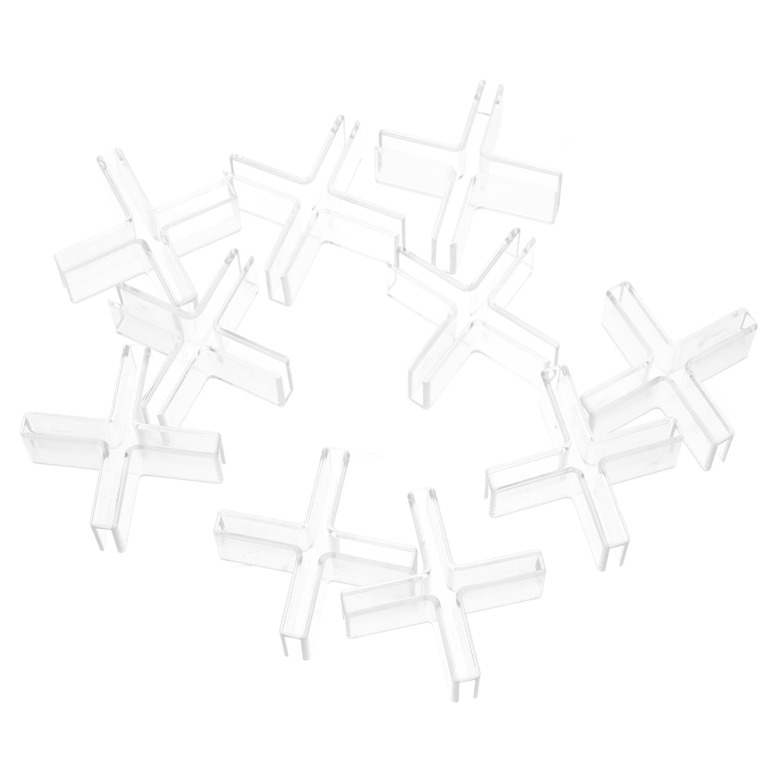 Transparent Plastic Clamps for Fish Tanks and Shelves 10pcs Easy ...