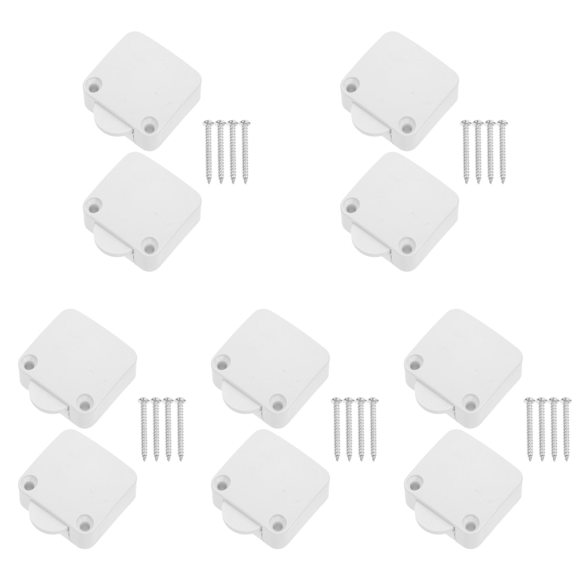 10 Pcs Cabinet Light Lights Closet On Off Electrical Touch Lamp Switch ...