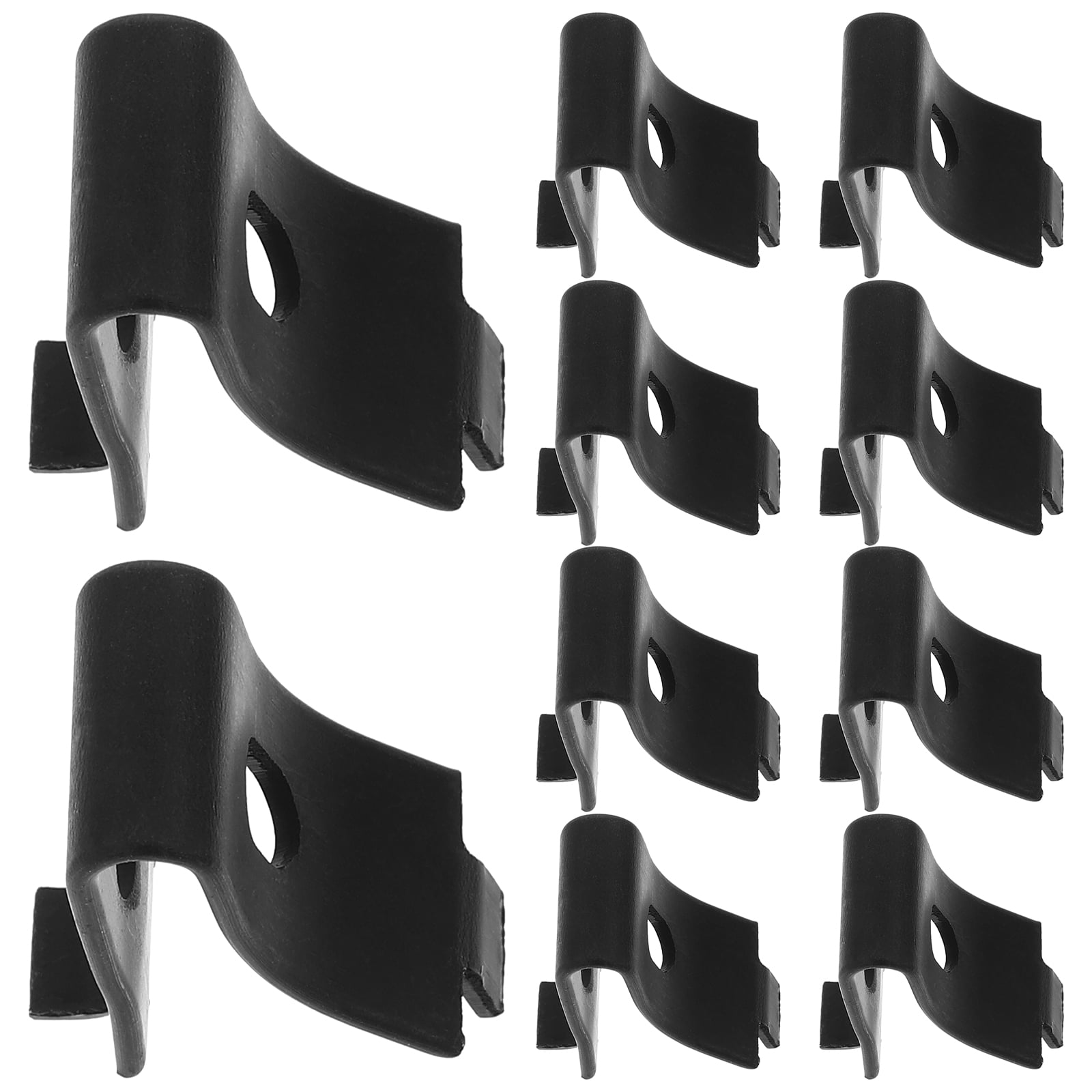 10 Pcs Cabinet Shelf Brackets Closet Support Heavy Duty Clips Glass ...