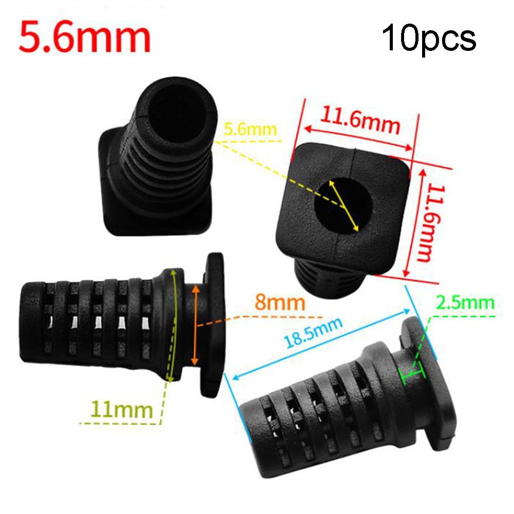 10 Pcs Cable Gland Connector Rubber Strain Relief Cord Power Tool Cable ...