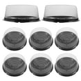 10 Pcs Cake Box Reusable Plastic Boxes Cheesecake Transporter Holder ...