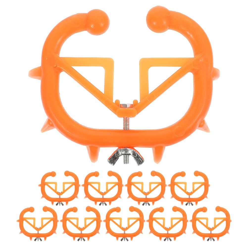 10 Pcs Calf Nose Rings Weaner 11.50X10.00X3.00CM Orange - Walmart.com