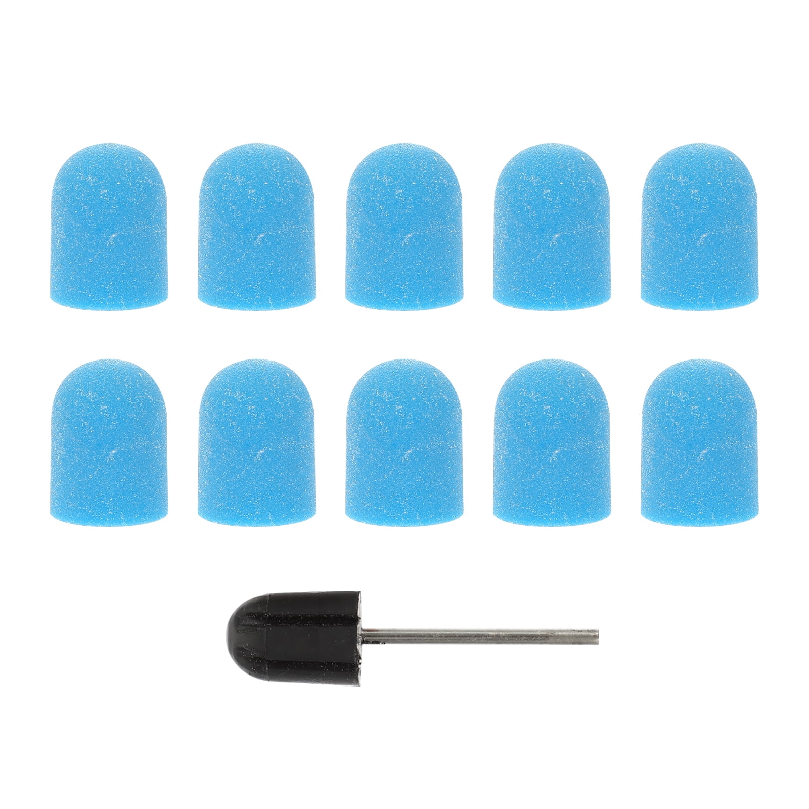 10 Pcs Callus Remover Caps Nail Polisher Sand Bit Drill Machine Bits ...