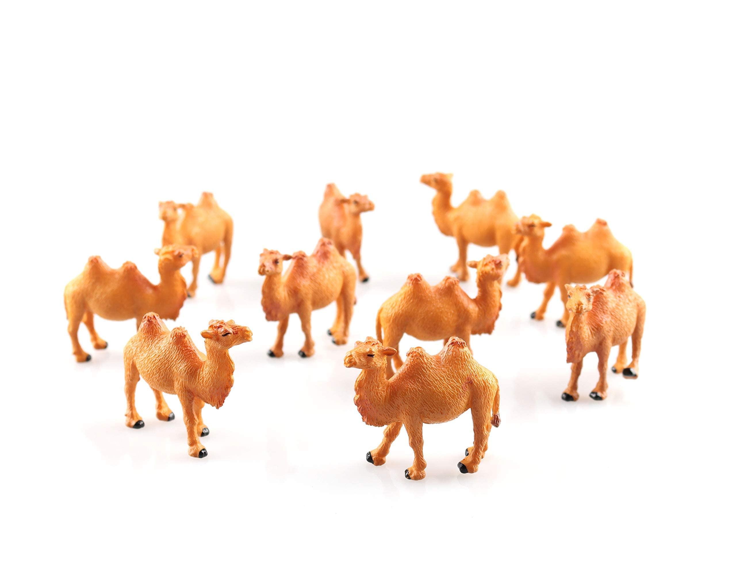 10 Pcs Camel Figurines Hand Painted Camel Figurine Miniature Animal ...