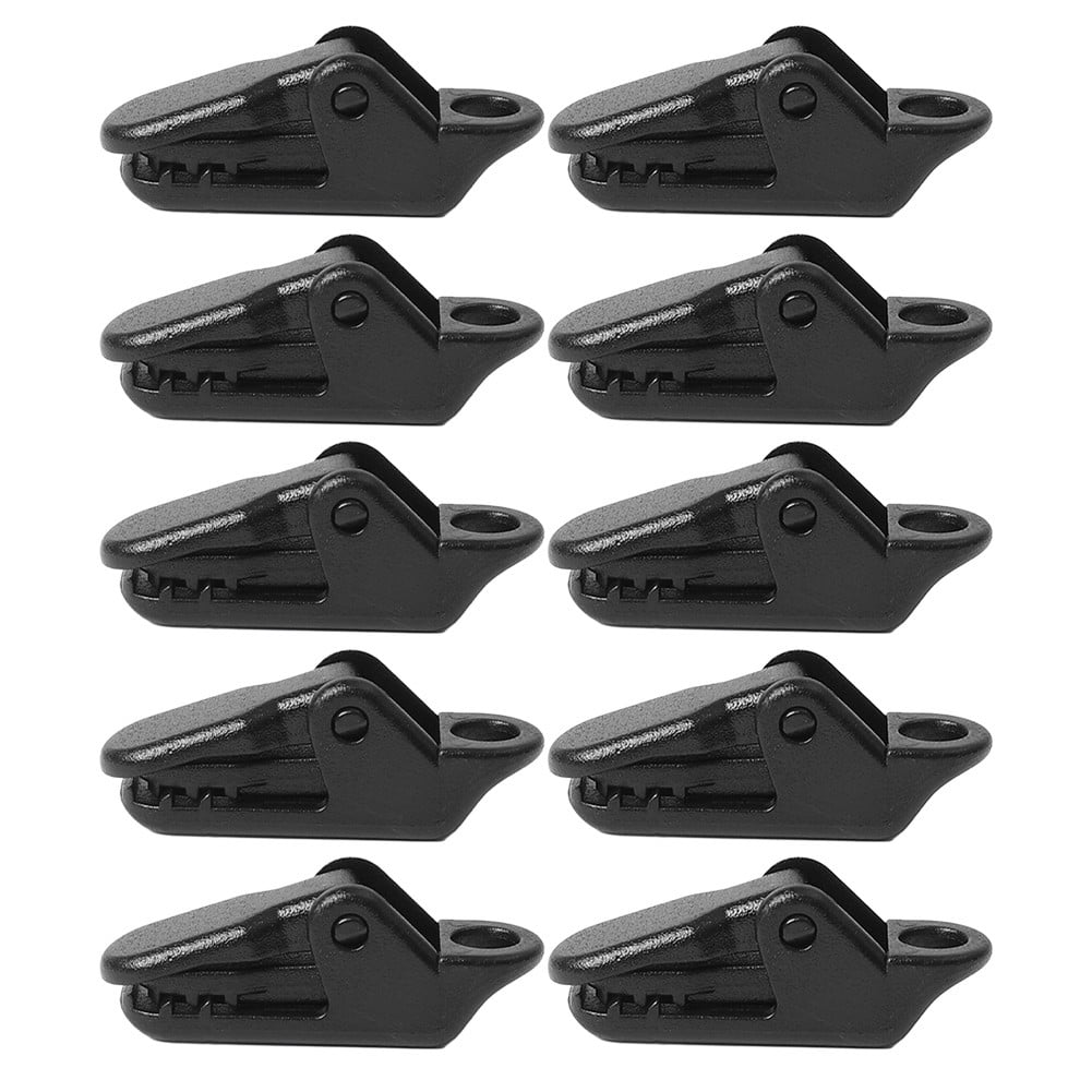 10 Pcs Camping Tarps Canvas Clips Snap Gripper Caravan Jaw Grips Tent ...